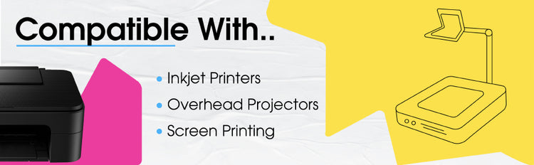 PPD Inkjet Transparencies Overhead Projector Film (OHP Film) A4 PPD-34 ...
